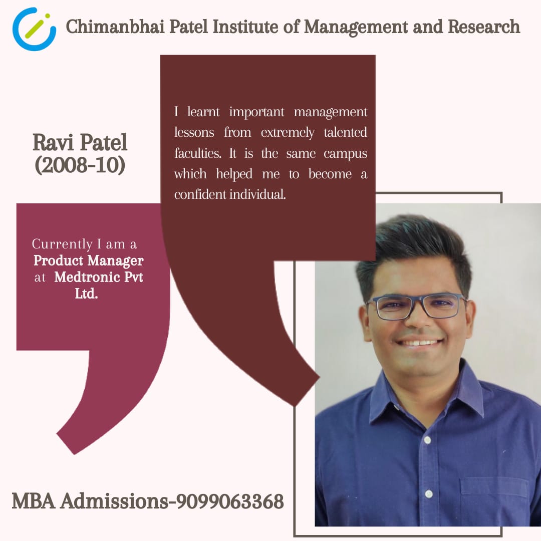 MBA Alumni – CHIMANBHAI PATEL INSTITUTE